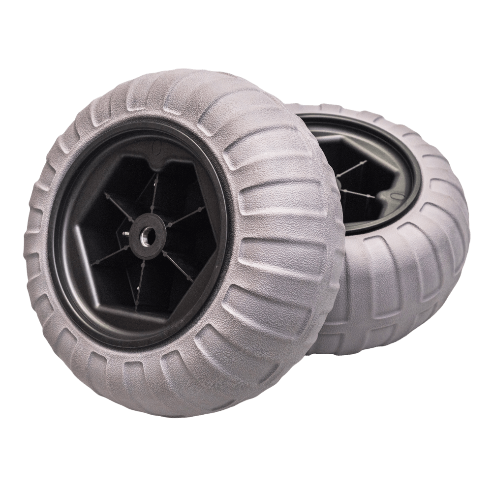 Vanhunks 16-inch Pneumatic Beach Wheels (Set of 2) - Balloon Wheels ...