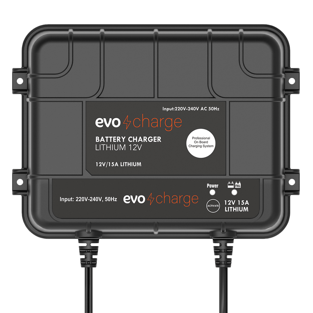 EvoCharge 12V LiFePO4 Lithium Battery Charger - Vanhunks Outdoor