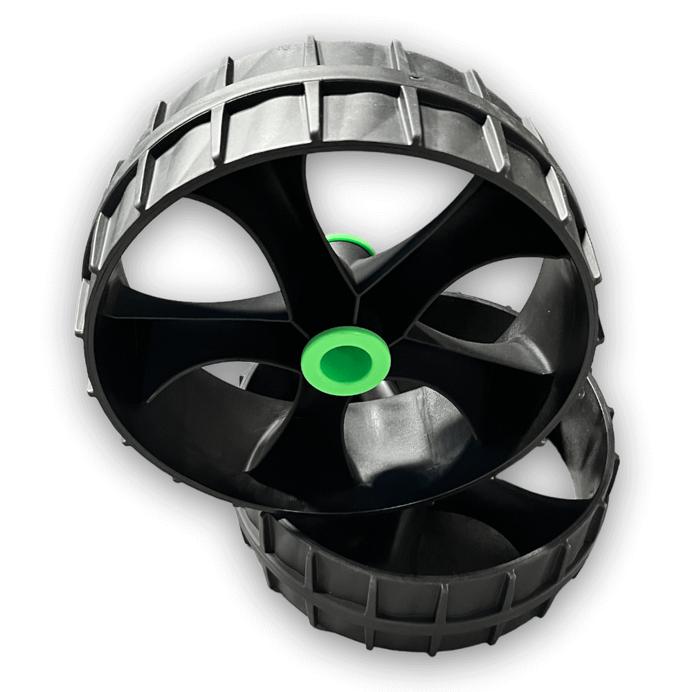 Fishing Dolly/Trolley Rubber Wheels 10" - Vanhunks Outdoor