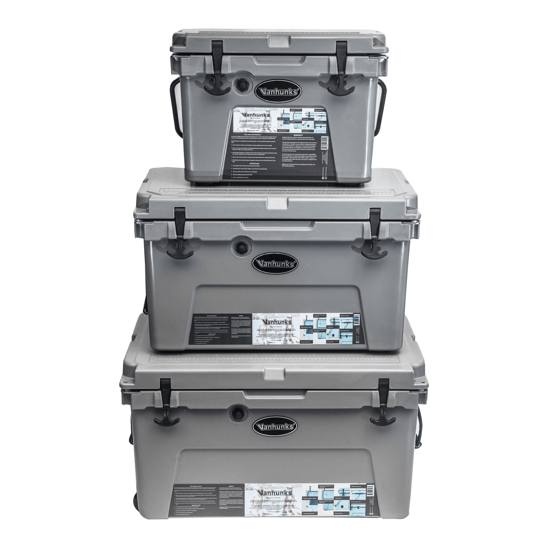 Vanhunks Adventure Cooler Box - 19 Litre - Black - Vanhunks Outdoor