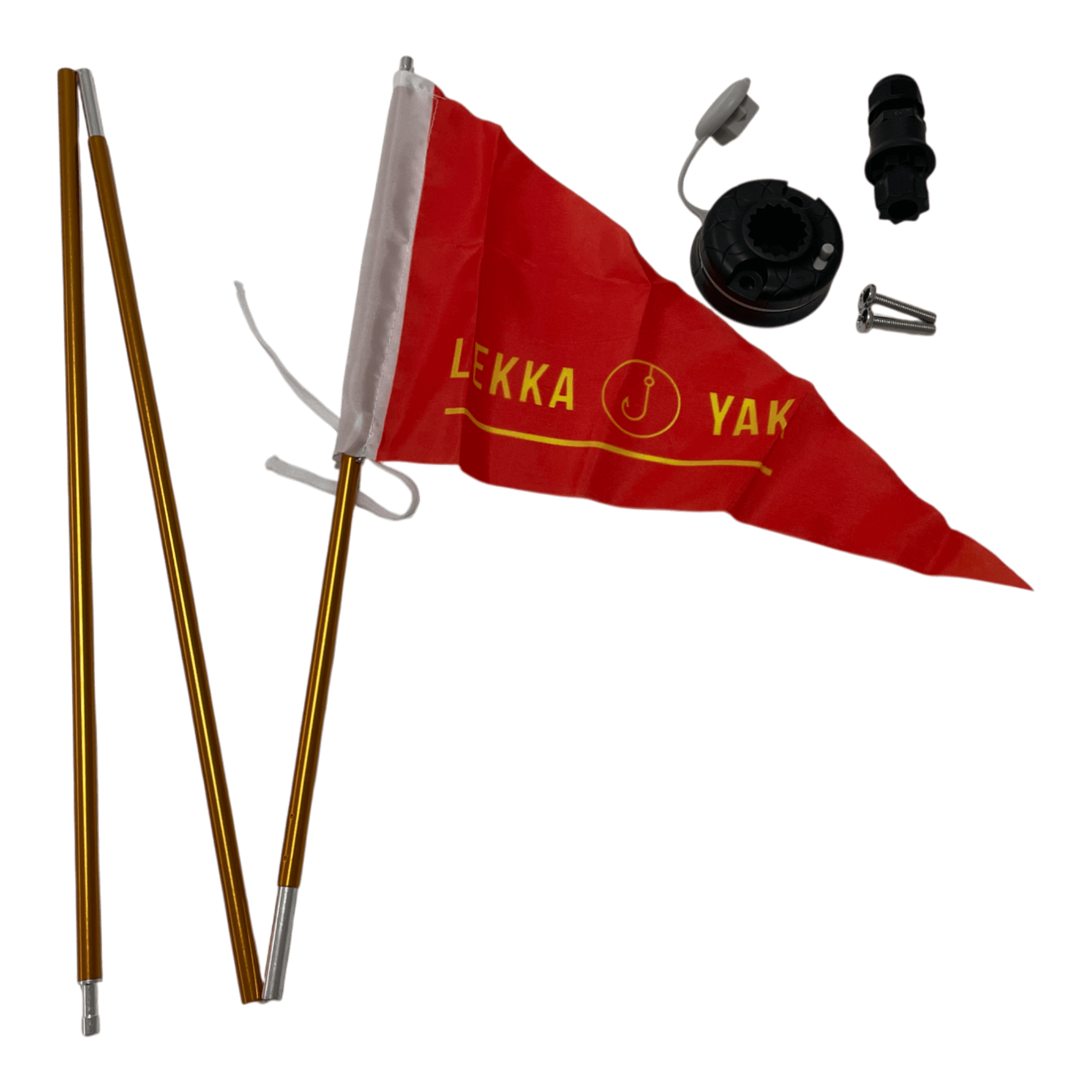Lekka Yak Safety Flag – Bright, Foldable Kayak Flag - Vanhunks Outdoor