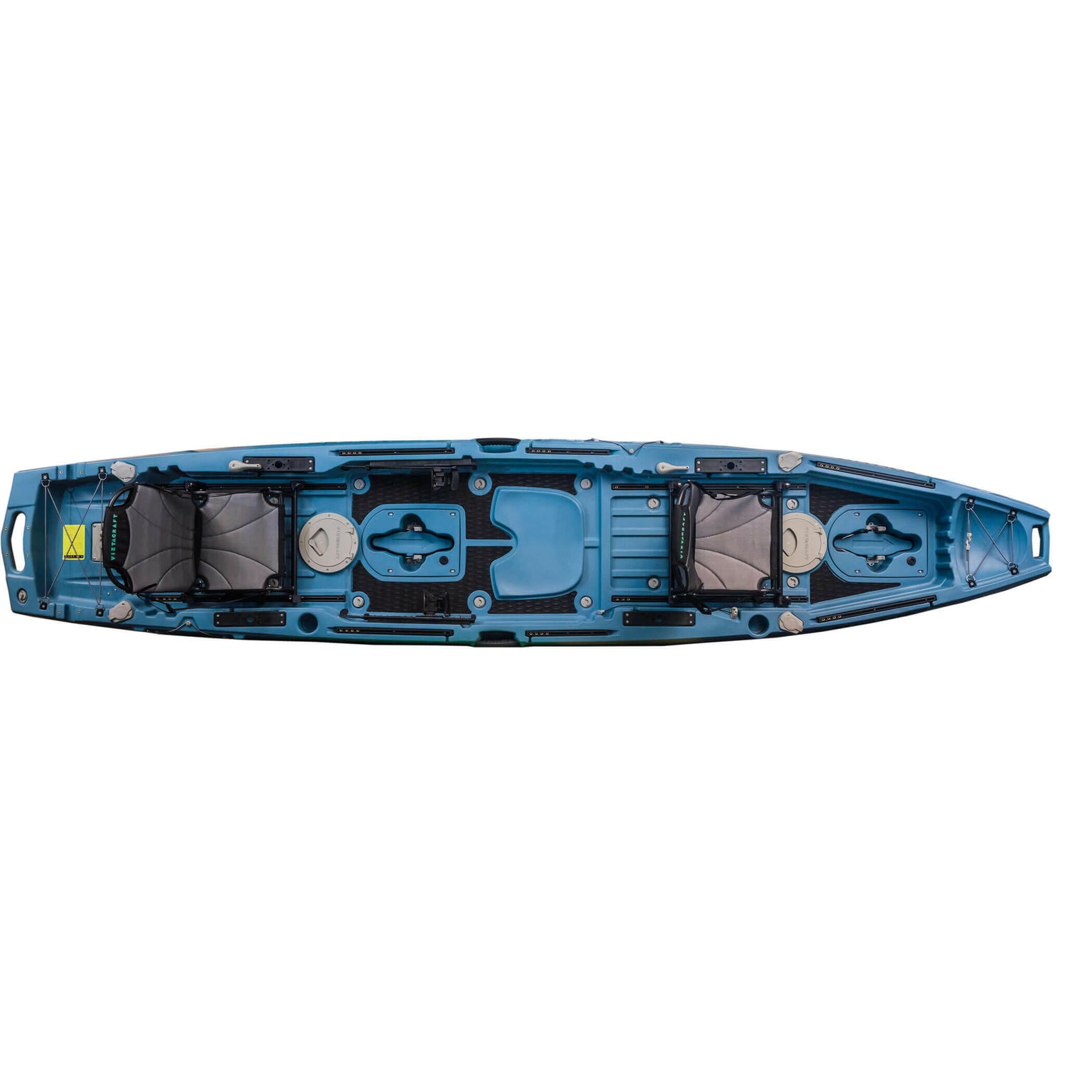Summit 14ft Tandem Fin Drive Fishing Kayak - Blue/Grey - Vanhunks Outdoor